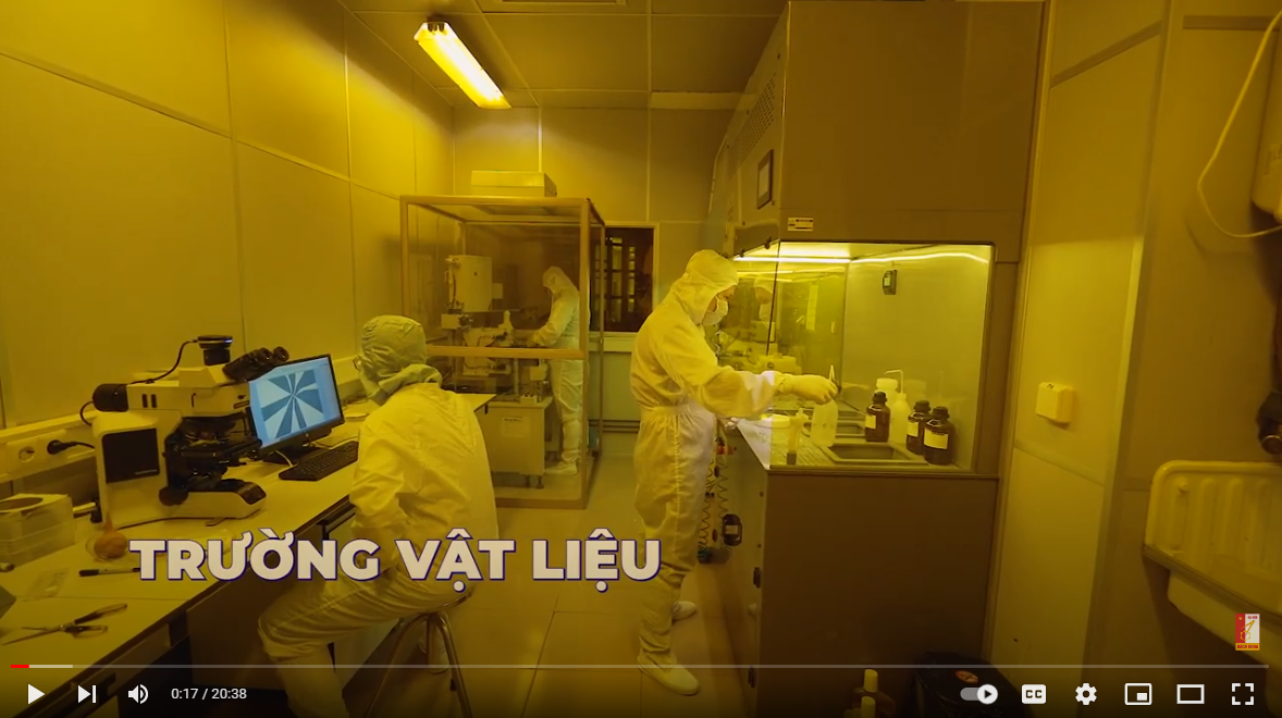 Hệ thống PTN SAHEP phục vụ nghiên cứu - TRƯỜNG VẬT LIỆU - Thư viện video